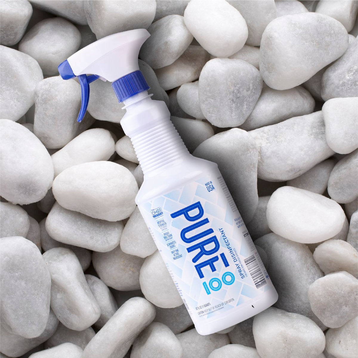 Why is it important to disinfect with Pure 100 spray? How can you use