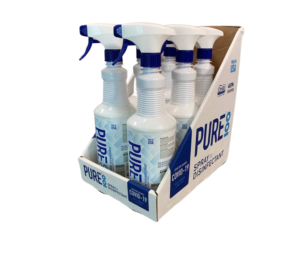 Buy 4 Get 6 - Pure 100 Spray Disinfectant (32 oz)